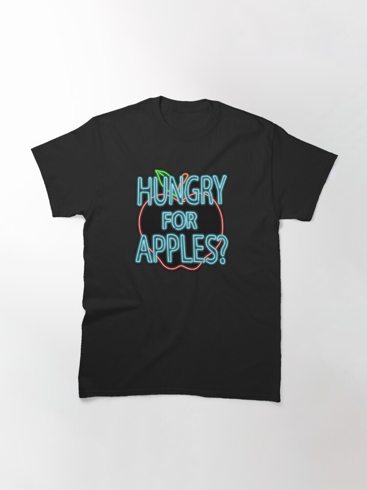 Neon Hungry for Apples Logo Classic T-Shirt sold by Brian Cahill | SKU 67004005 | Printerval