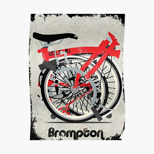 "Brompton" Poster by Celiyans | Redbubble