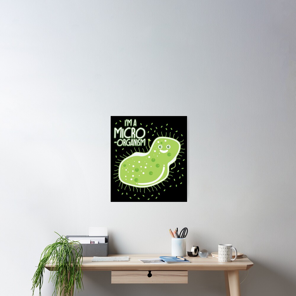 "Funny Biology Memes Teacher Student Bacteria Gift" Poster by Pubi ...