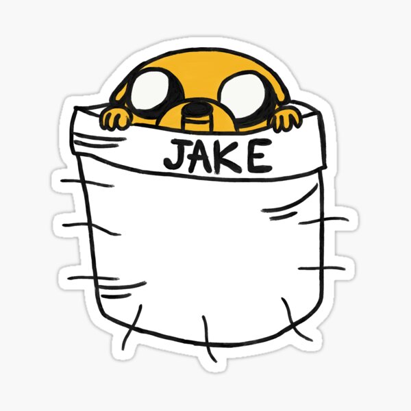 Jake The Dog Stickers | Redbubble