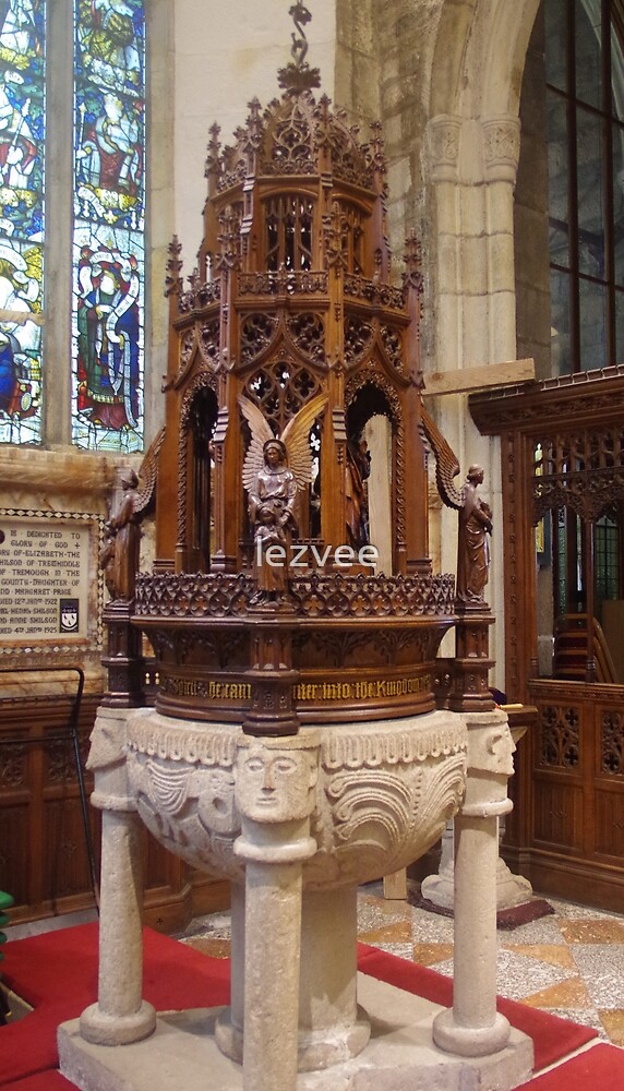 "Holy Trinity Font" by lezvee | Redbubble