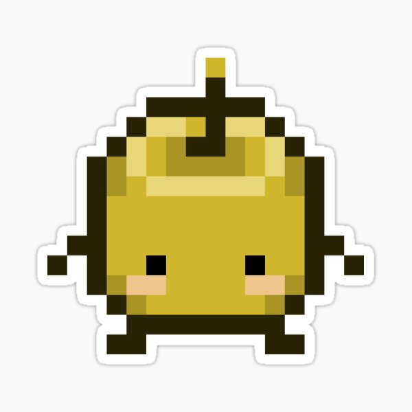 "Yellow Junimo" Sticker for Sale by BrotherOfPerl | Redbubble