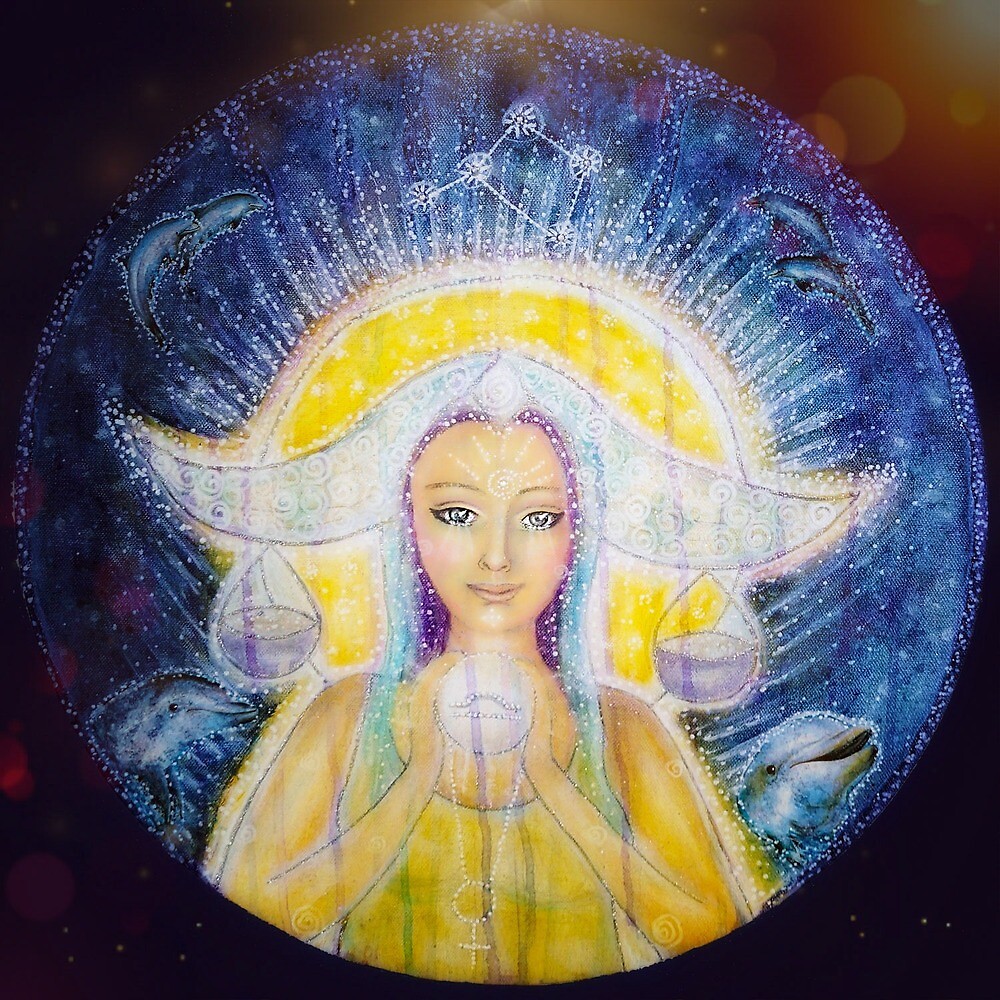 "Libra - Star Sign" by Lilaviolet | Redbubble
