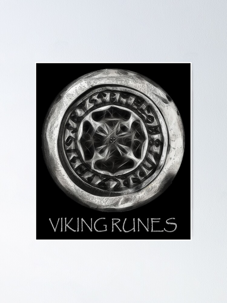 "Viking Runes" Poster for Sale by jonthebon | Redbubble