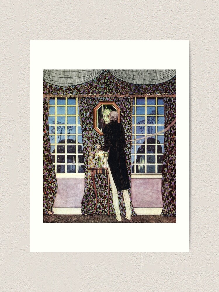 "The Mirror by Kay Nielsen" Art Print for Sale by vintage-art | Redbubble