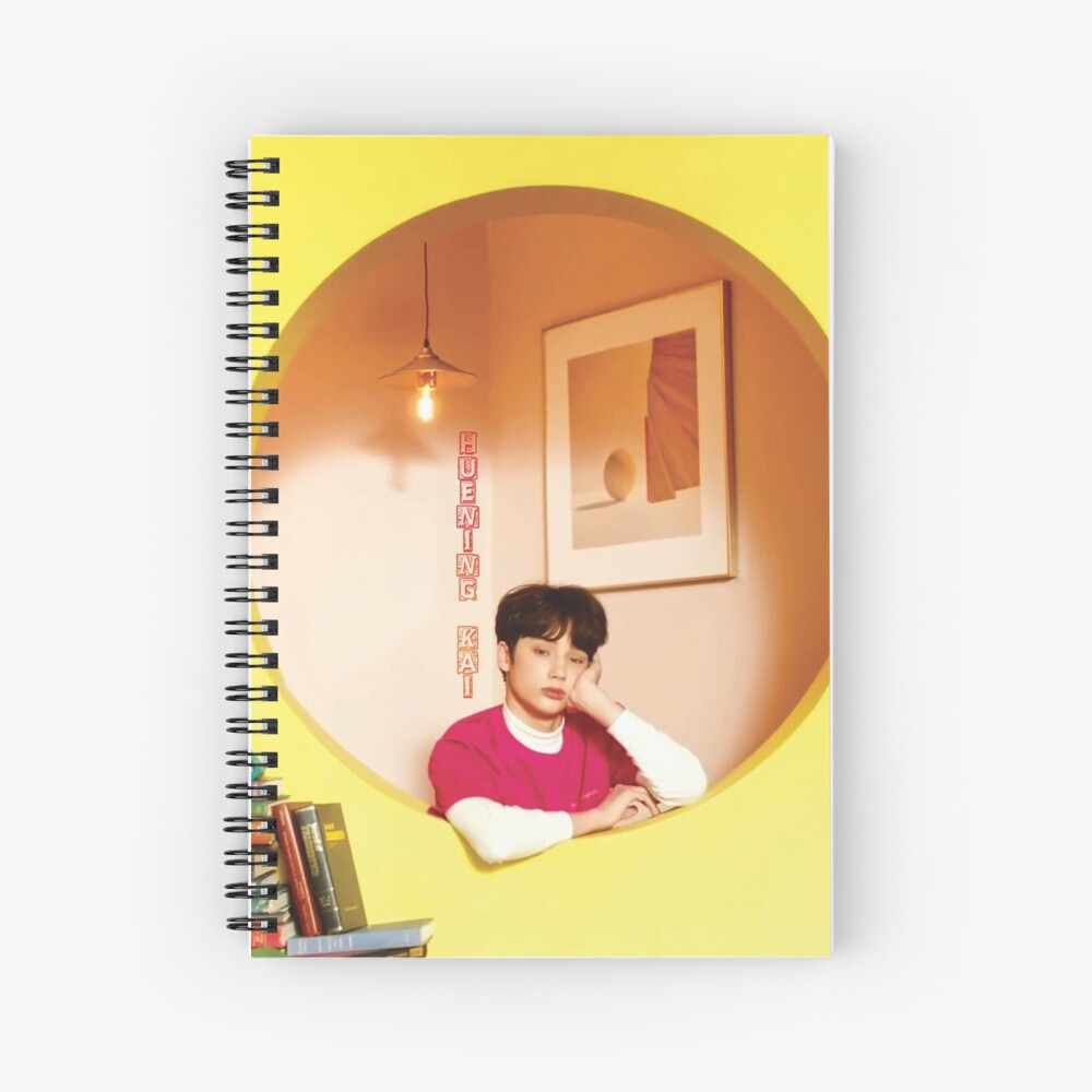 "TXT Huening Kai" Spiral Notebook by nurfzr | Redbubble