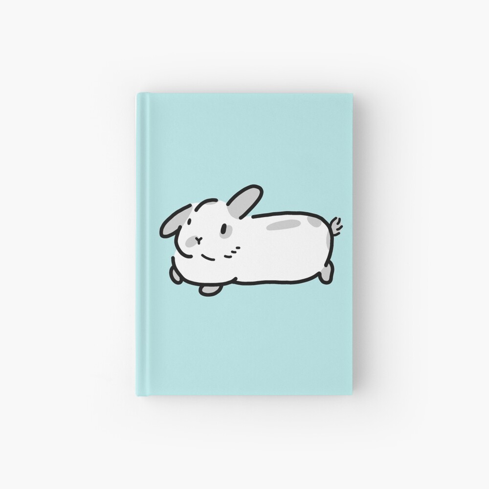 "Minimalist White Spotted Bunny Rabbit" Sticker for Sale by ...