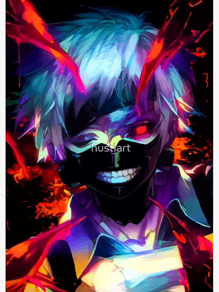 "Neon Ghoul face" Poster for Sale by hustlart | Redbubble