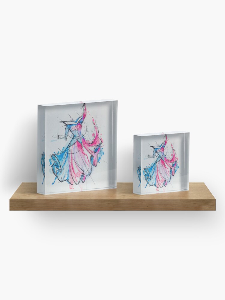 "Make it Blue!" Acrylic Block for Sale by Chibi-Lenne | Redbubble