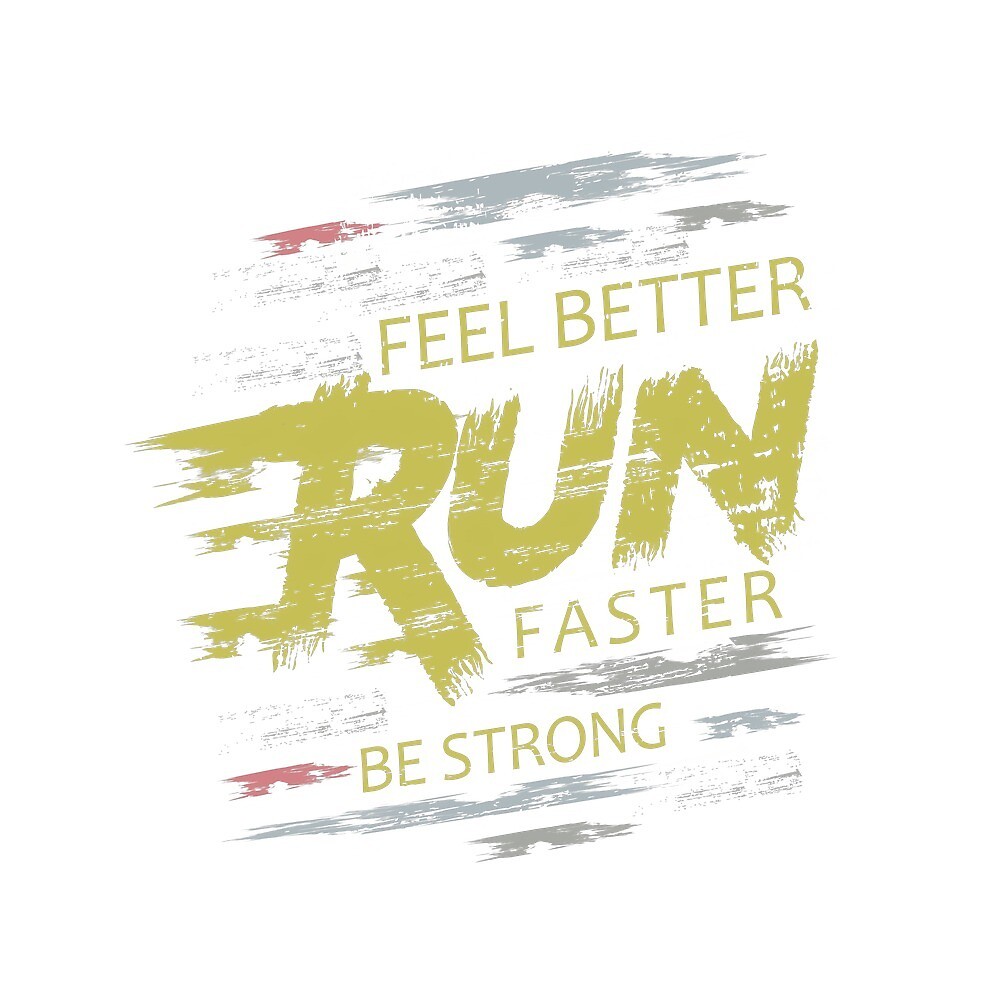 "Feel Better Run Faster Be strong" by Frost047 | Redbubble