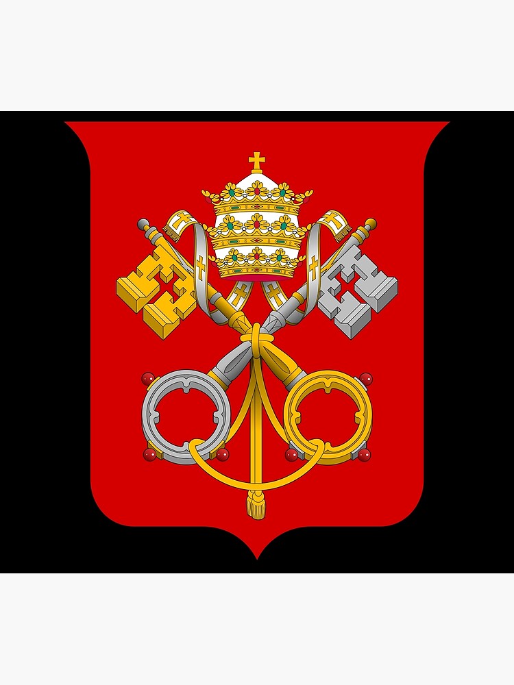 "Papacy Coat of Arms Medieval Heraldry" Photographic Print by ...