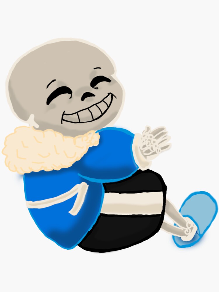 "Sans Skele-hug" Sticker for Sale by SirenSongJes | Redbubble
