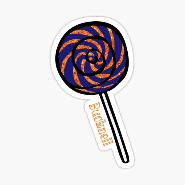 "Bucknell Bison glitter pop" Sticker by briegot | Redbubble