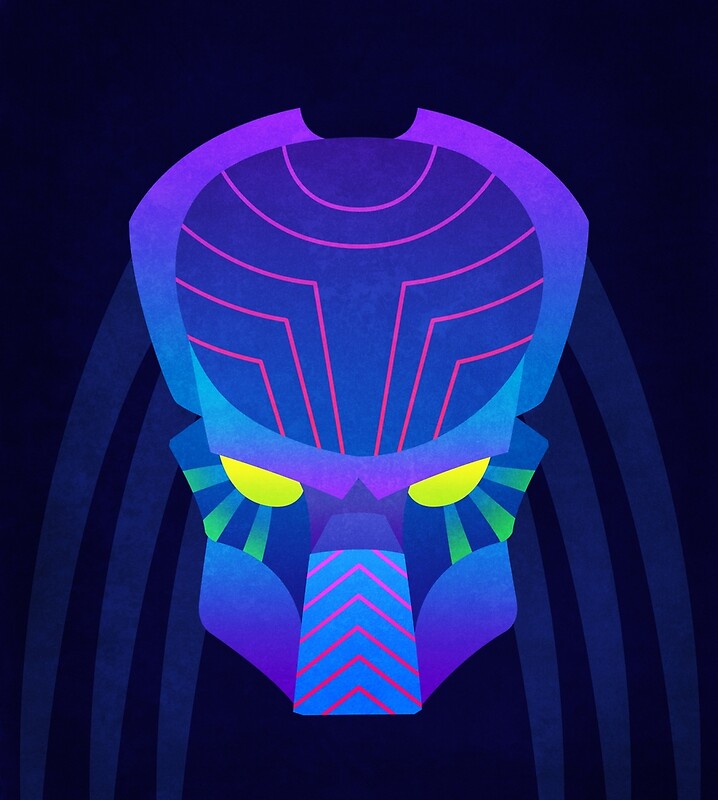 "Neon Predator" by RikDrawsThings | Redbubble