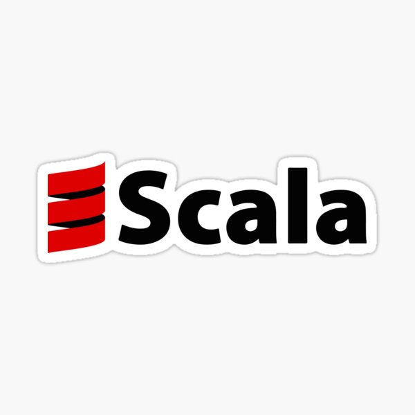 "Scala lang logo - programming language" Sticker for Sale by hipstuff ...