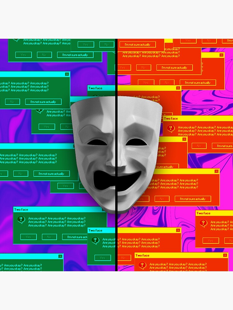 "Two Face" Poster for Sale by ethan-nguyen | Redbubble