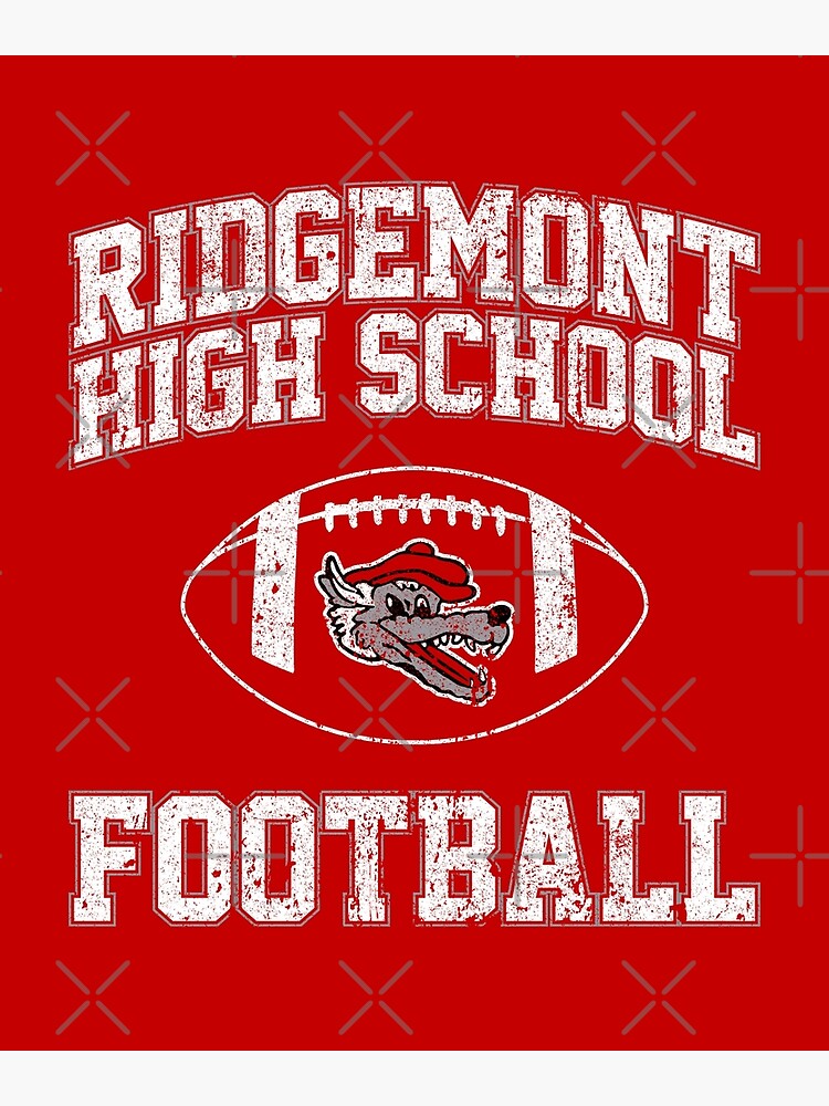 "Ridgemont High School Football" Poster for Sale by huckblade | Redbubble