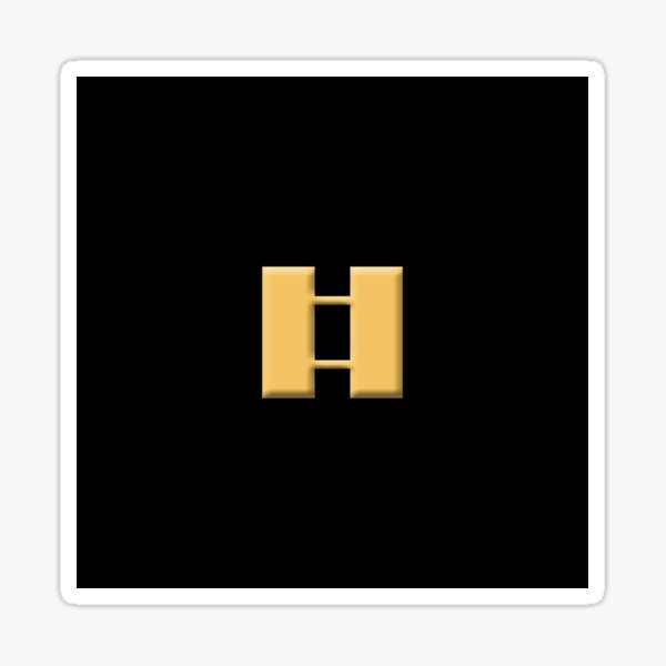 "Captain (Gold)" Sticker for Sale by MilitaryCandA | Redbubble