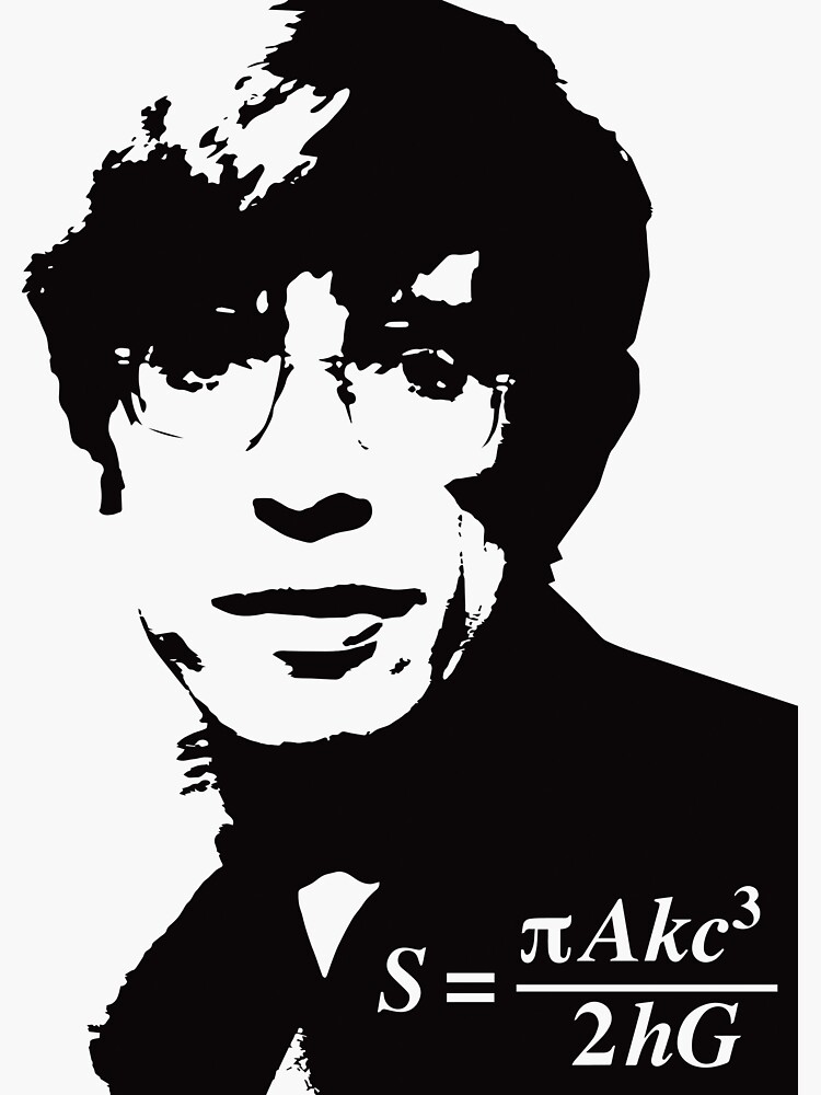 "Stephen Hawking "Revolutionary"" Sticker for Sale by erfmufn | Redbubble