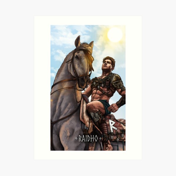 "Raidho" Art Print for Sale by St-Jinx | Redbubble