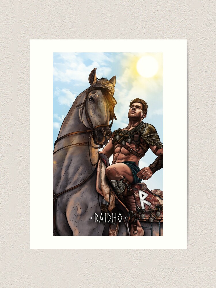 "Raidho" Art Print for Sale by St-Jinx | Redbubble