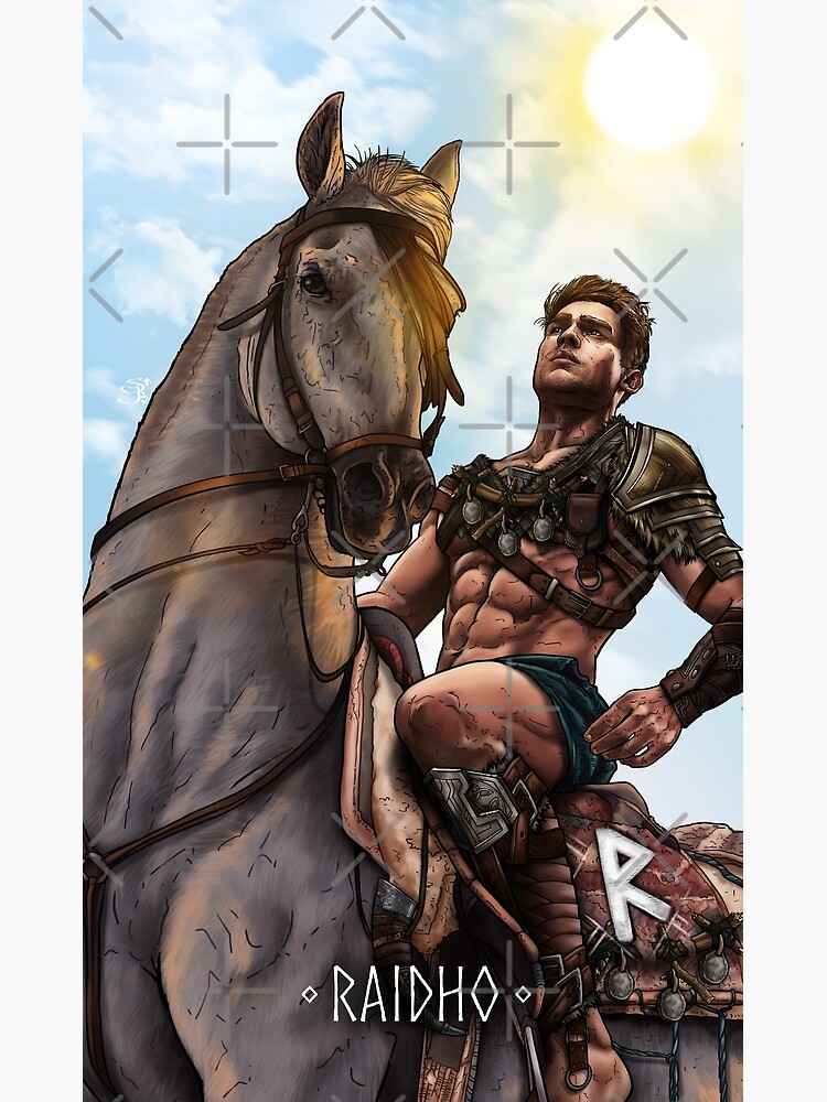 "Raidho" Art Print for Sale by St-Jinx | Redbubble