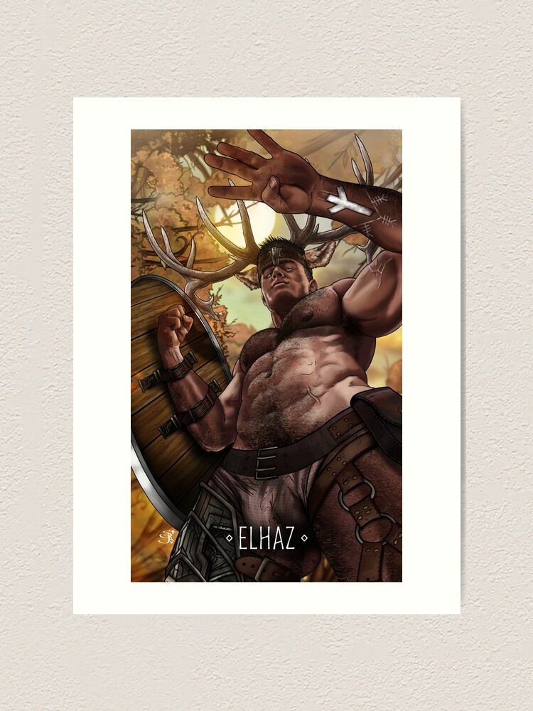 "Elhaz" Art Print for Sale by St-Jinx | Redbubble