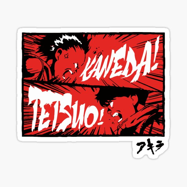 "Tetsuo Kaneda" Sticker for Sale by criscokica | Redbubble