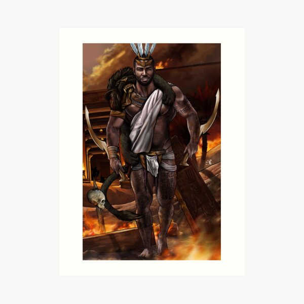 "Anhur" Art Print for Sale by St-Jinx | Redbubble