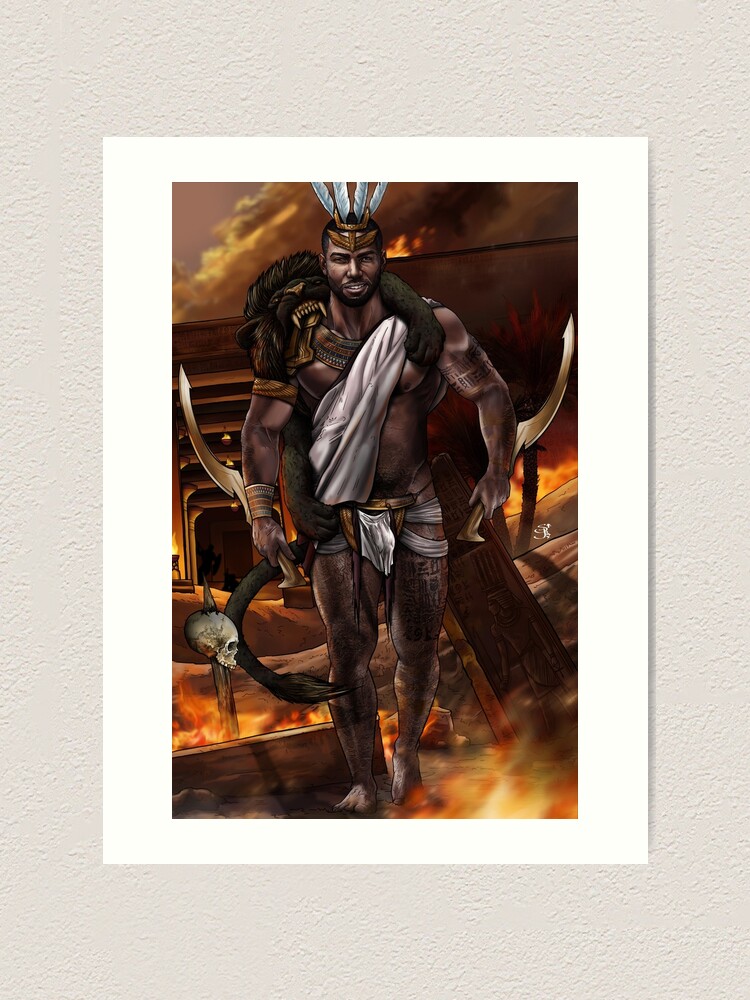 "Anhur" Art Print for Sale by St-Jinx | Redbubble