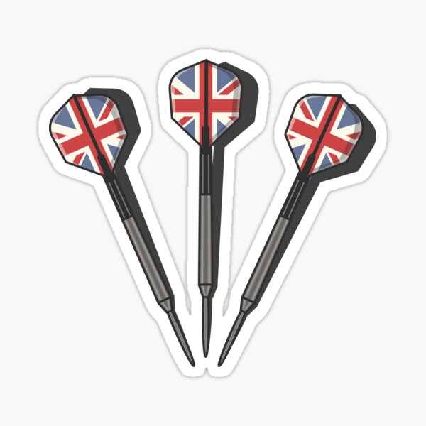 "Darts" Sticker for Sale by jj-creates | Redbubble