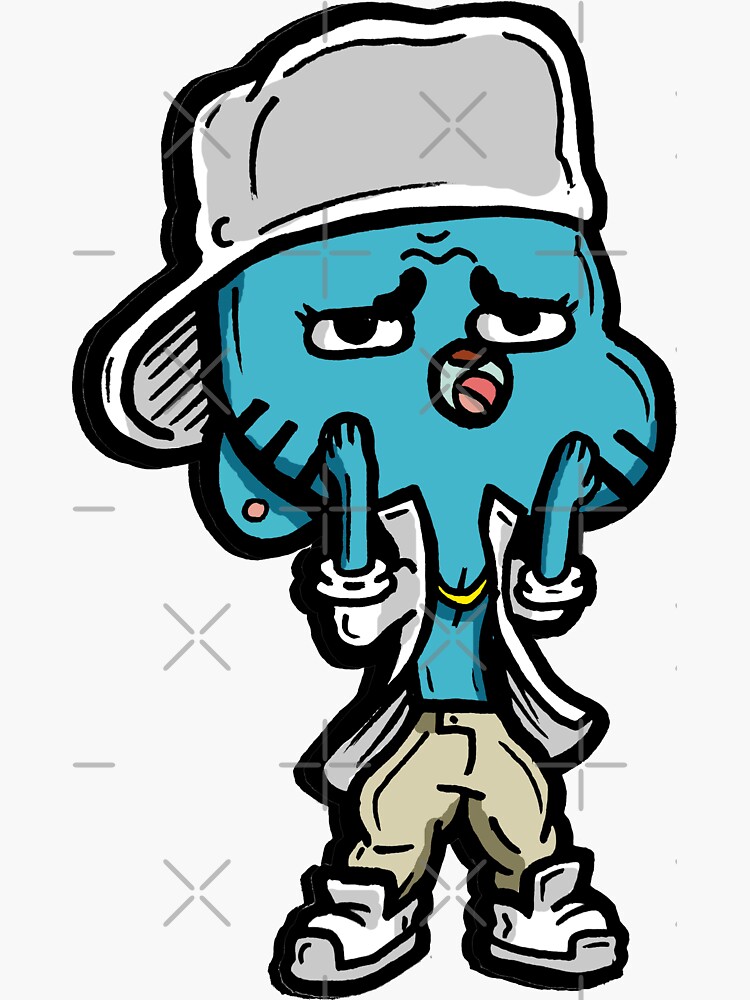 "Gumball from The Amazing World of Gumball™ Ocho’s Uncle Song" Sticker ...