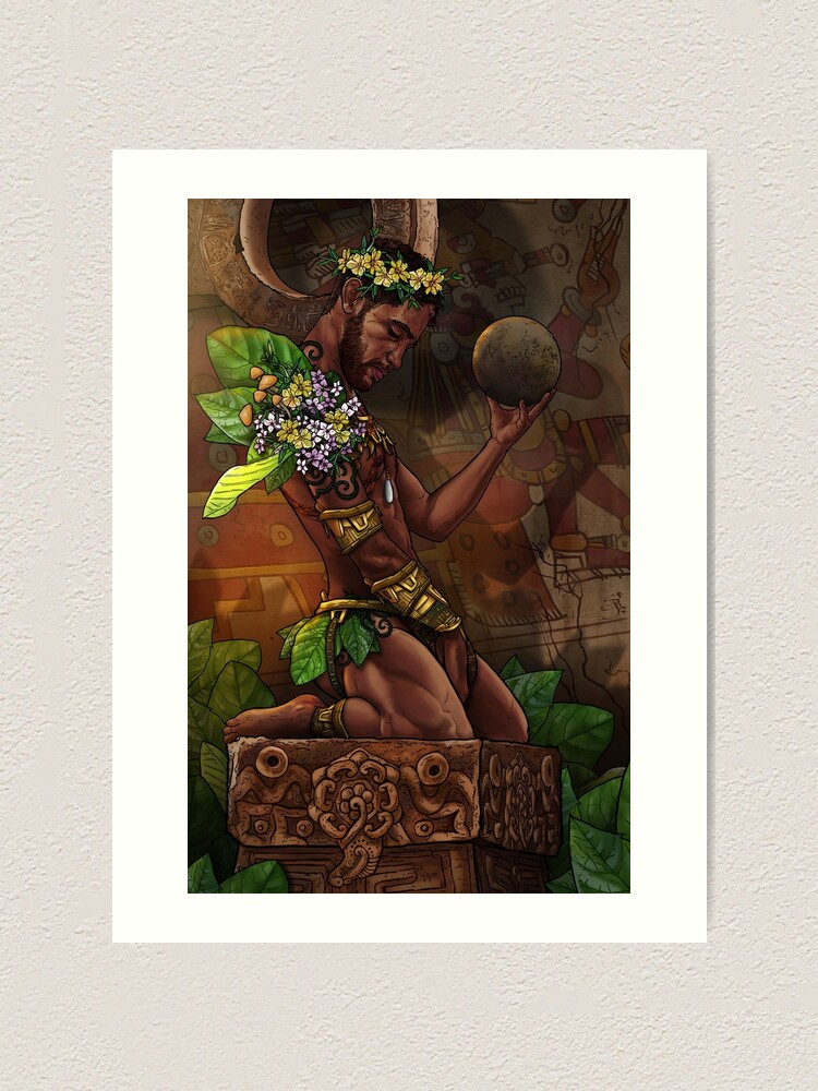 "Xochipilli" Art Print for Sale by St-Jinx | Redbubble