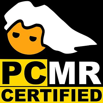 "'PCMR Certified' stickers" Sticker for Sale by Lamji | Redbubble