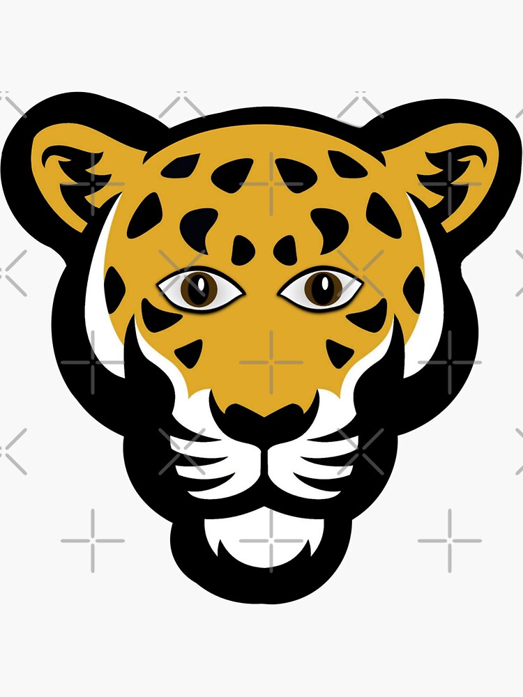 "Leopard Face" Sticker by BrambleBox | Redbubble