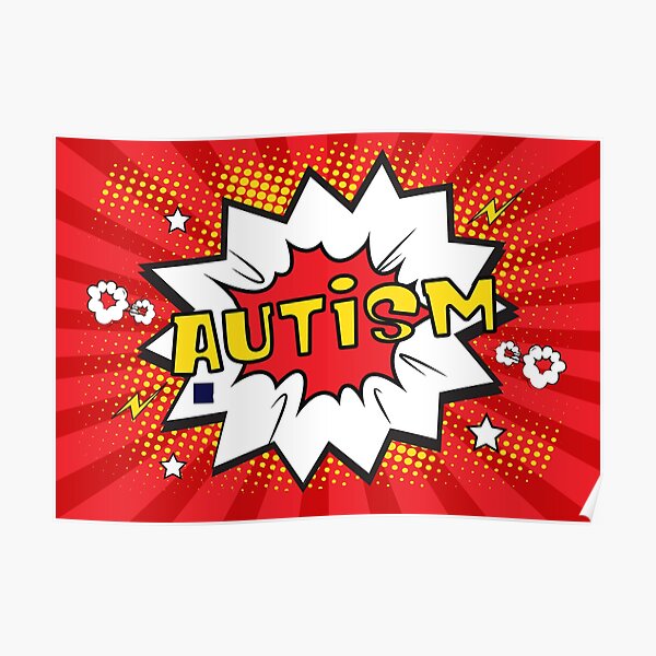 "Autism super power" Poster by AutismHero | Redbubble