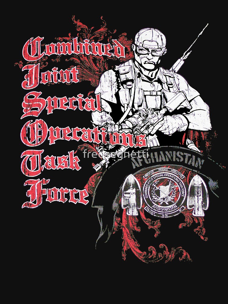 "CJSOTF-Mission 1" T-shirt for Sale by fredseghetti | Redbubble | fred ...