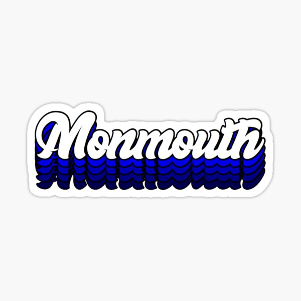 "Monmouth University" Sticker for Sale by Leila Sayan | Redbubble