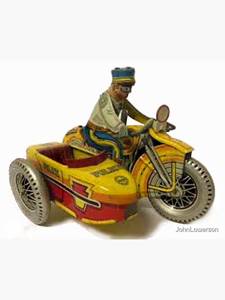 "A vintage classic motorcycle and sidecar" Sticker for Sale by ...