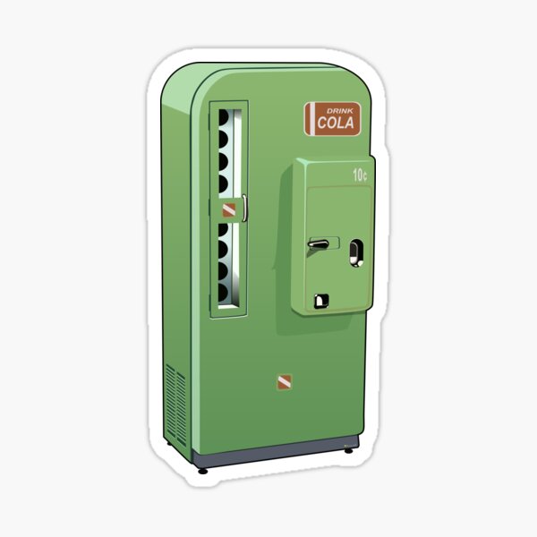 "Soft drink vending machine" Sticker by Akira-31 | Redbubble