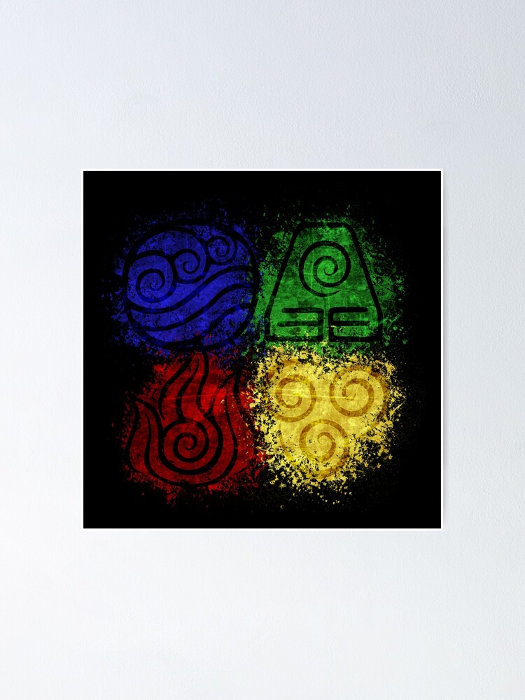 "The Four Elements" Poster by myfluffy | Redbubble