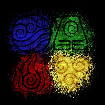 "The Four Elements" Sticker for Sale by myfluffy | Redbubble