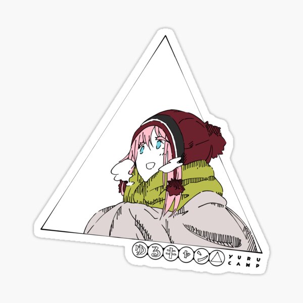 "Nadeshiko Kagamihara Yuru Camp" Sticker for Sale by kanashimu | Redbubble