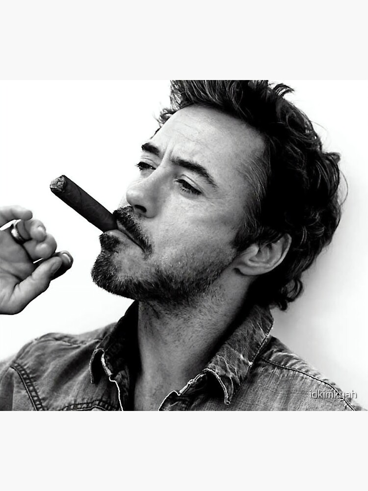 "RDJ" Sticker by idkimkyah | Redbubble