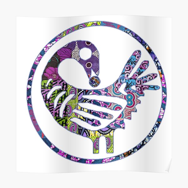 Sankofa Bird Wall Art | Redbubble