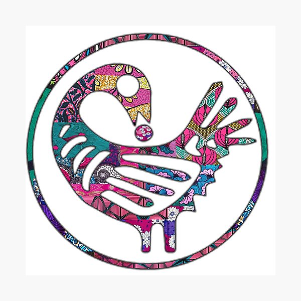 Sankofa Bird Wall Art | Redbubble