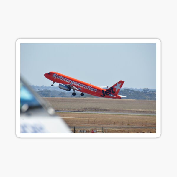 "Avalon Airshow 2019 - Jetstar Airbus A320" Sticker by muz2142 | Redbubble