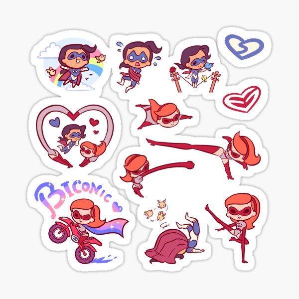"Elastigale Sticker Sheet" Sticker for Sale by YaminoArt | Redbubble