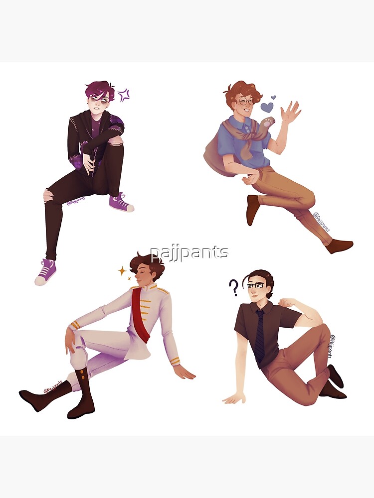 "Lineless Sanders Sides Art" Art Print for Sale by pajjpants | Redbubble