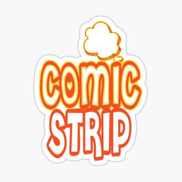 "comic strip" Sticker by sajeevcpillai | Redbubble